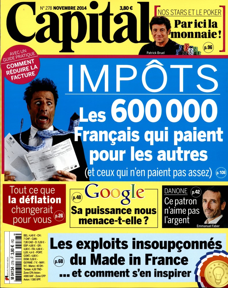 Capital n° 278 – Abonnement Capital | Abonnement magazine par Toutabo.com
