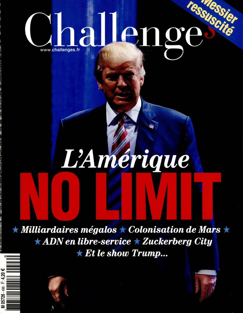 Challenges n° 496 – Abonnement Challenges | Abonnement magazine par ...