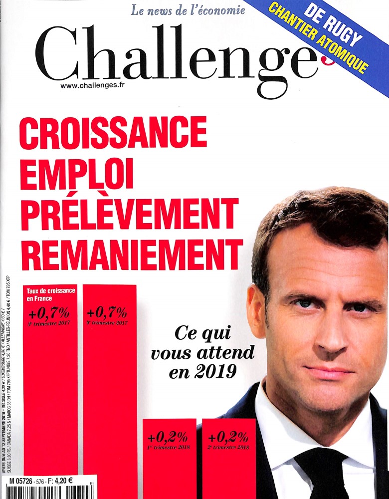 Challenges n° 576 – Abonnement Challenges | Abonnement magazine par ...
