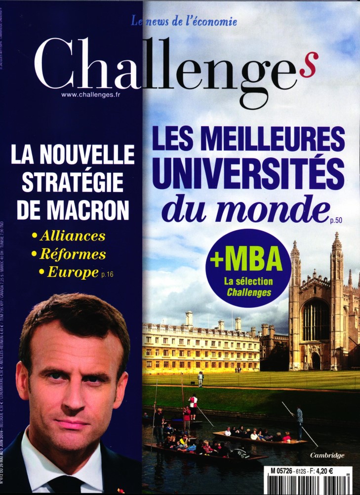 Challenges n° 612 – Abonnement Challenges | Abonnement magazine par ...