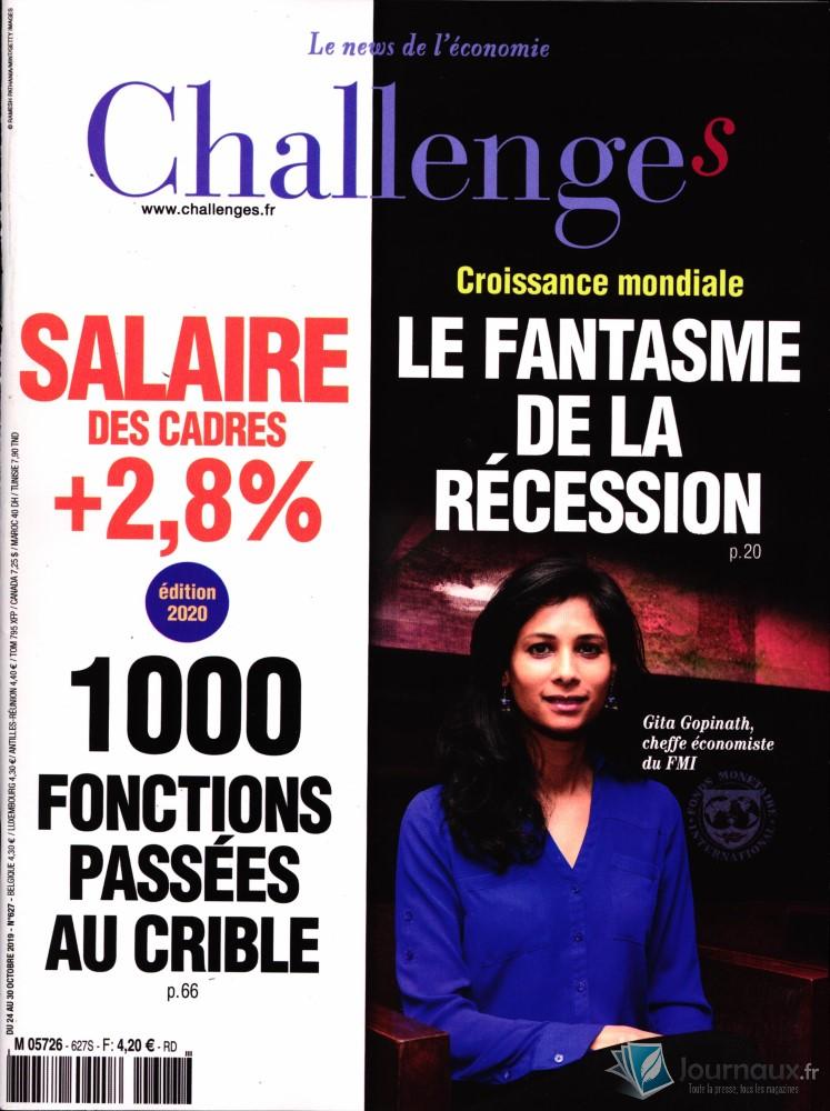 Challenges n° 627 – Abonnement Challenges | Abonnement magazine par ...