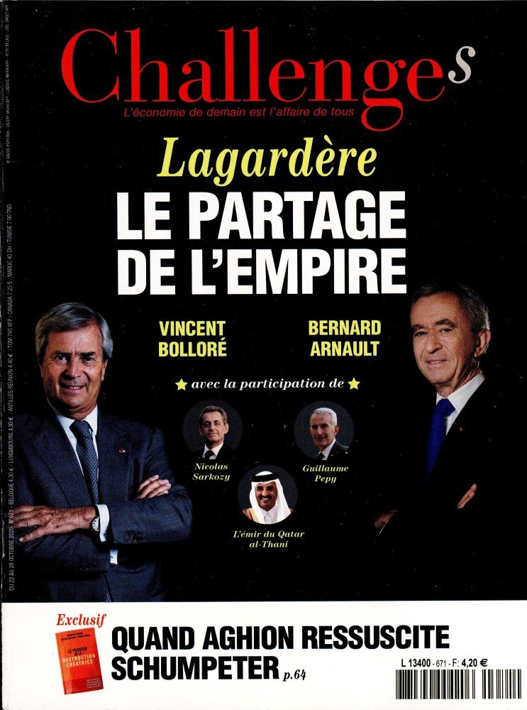 Challenges n° 671 – Abonnement Challenges | Abonnement magazine par ...