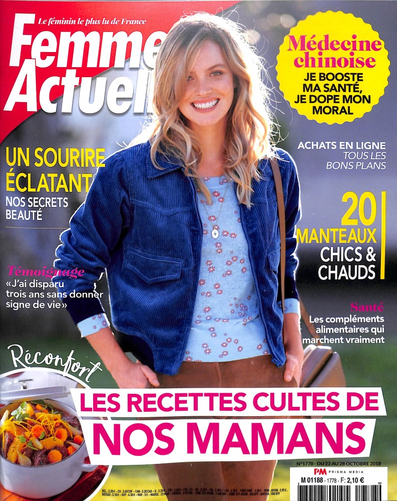 Femme actuelle n° 1778 – Abonnement Femme actuelle | Abonnement ...