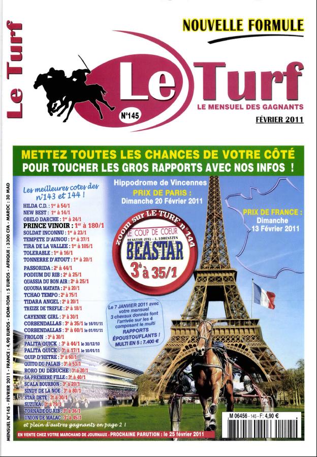 Le Turf n° 145 – Abonnement Le Turf | Abonnement magazine par Toutabo.com