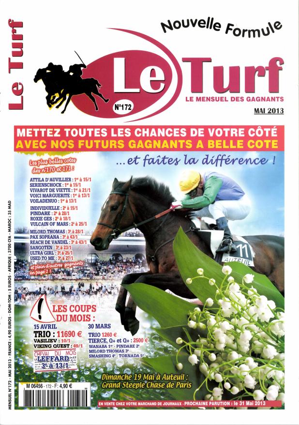 Le Turf n° 172 – Abonnement Le Turf | Abonnement magazine par Toutabo.com