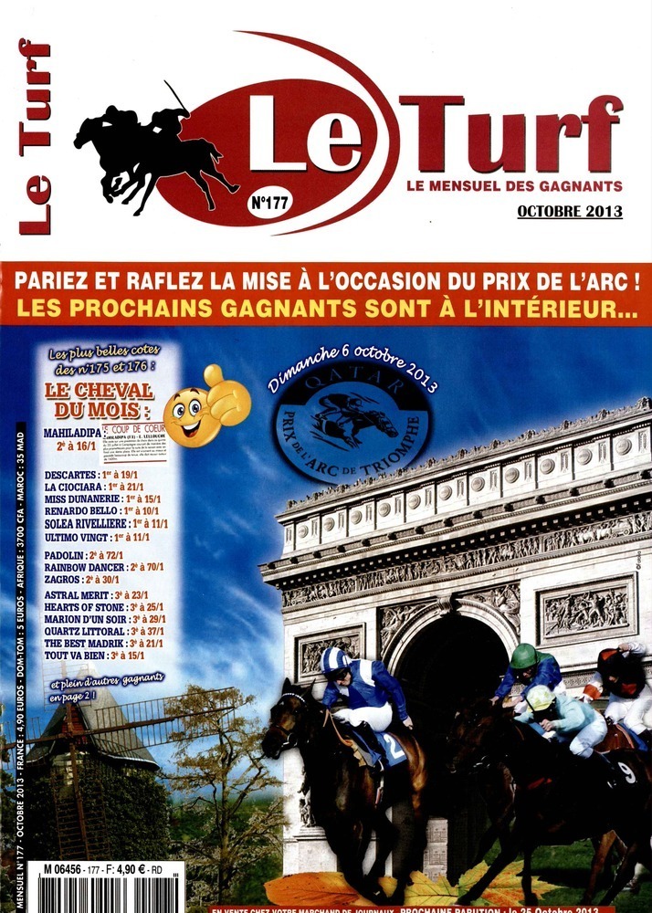 Le Turf n° 177 – Abonnement Le Turf | Abonnement magazine par Toutabo.com