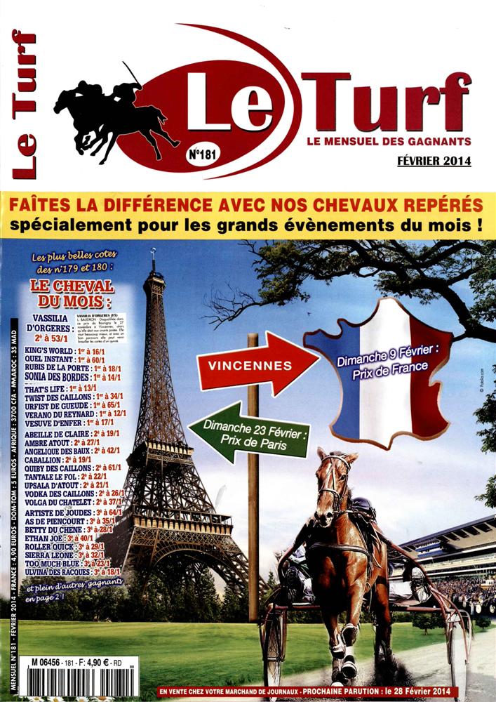 Le Turf n° 181 – Abonnement Le Turf | Abonnement magazine par Toutabo.com