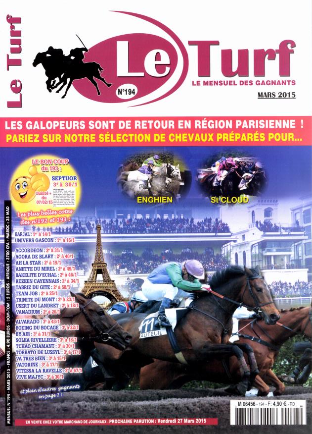Le Turf n° 194 – Abonnement Le Turf | Abonnement magazine par Toutabo.com