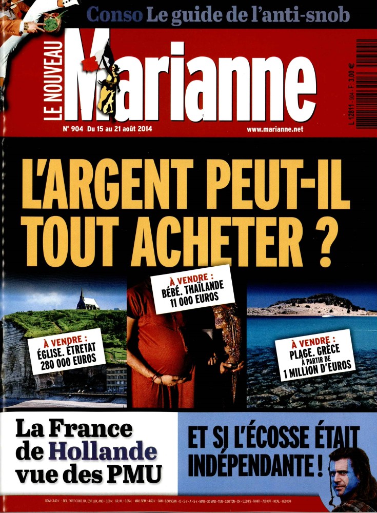 Marianne n° 904 – Abonnement Marianne | Abonnement magazine par Toutabo.com