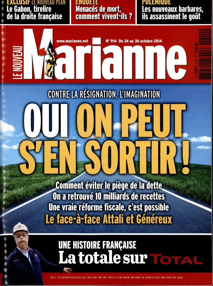 Marianne n° 914 – Abonnement Marianne | Abonnement magazine par Toutabo.com