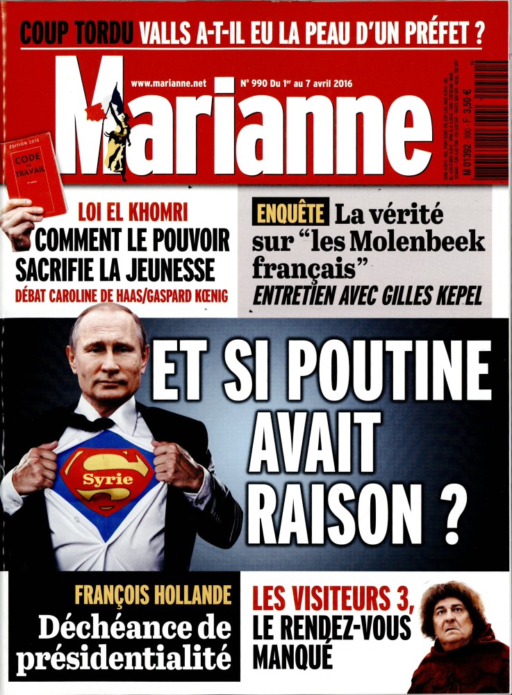 Marianne n° 990 – Abonnement Marianne | Abonnement magazine par Toutabo.com
