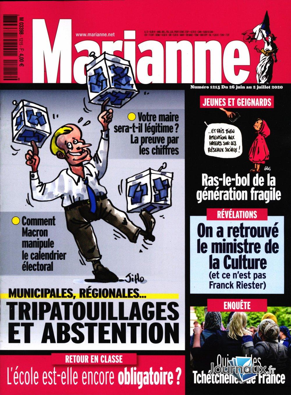 Marianne n° 1215 – Abonnement Marianne | Abonnement magazine par ...