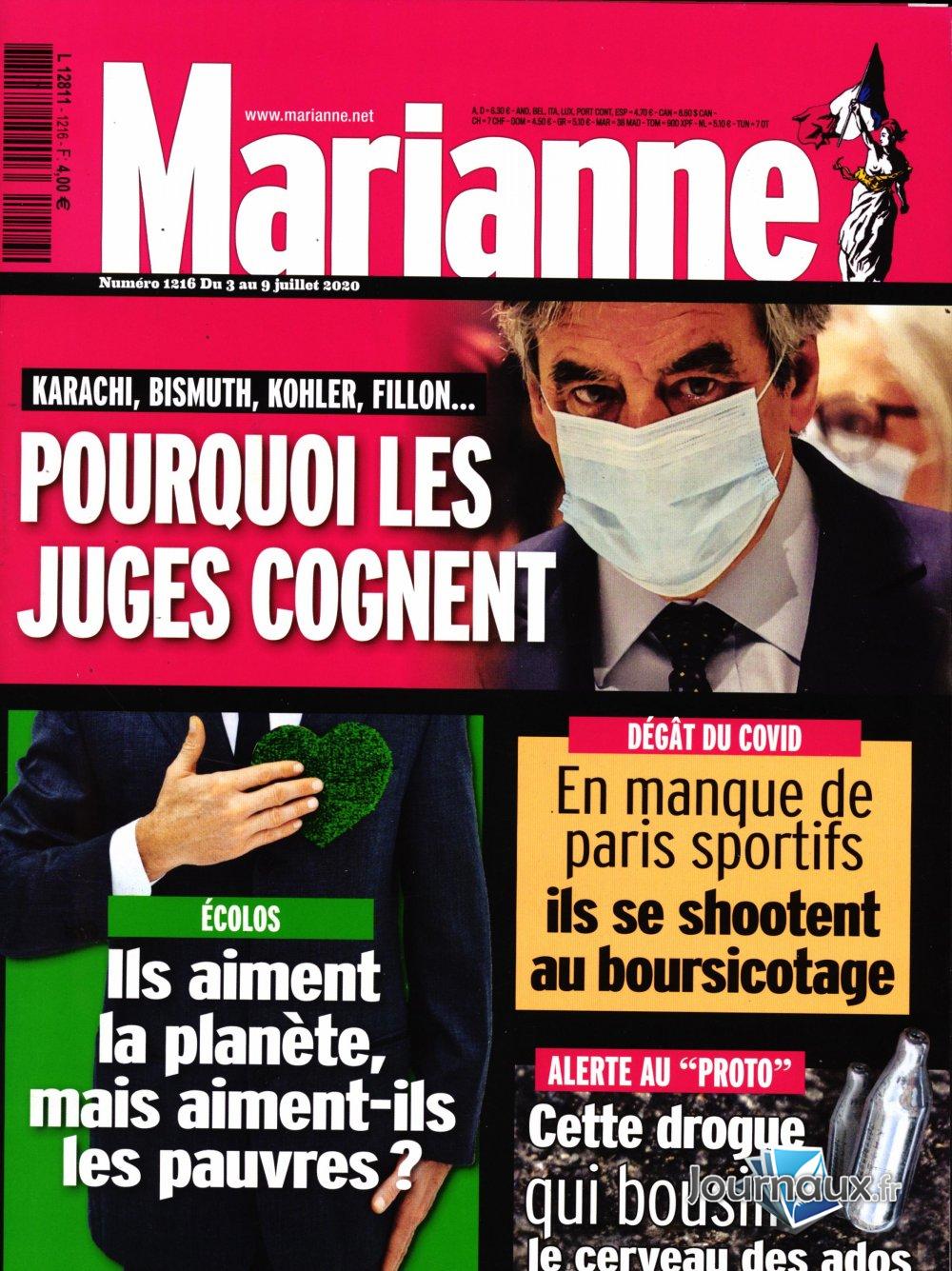 Abonnement Marianne - Presse de France