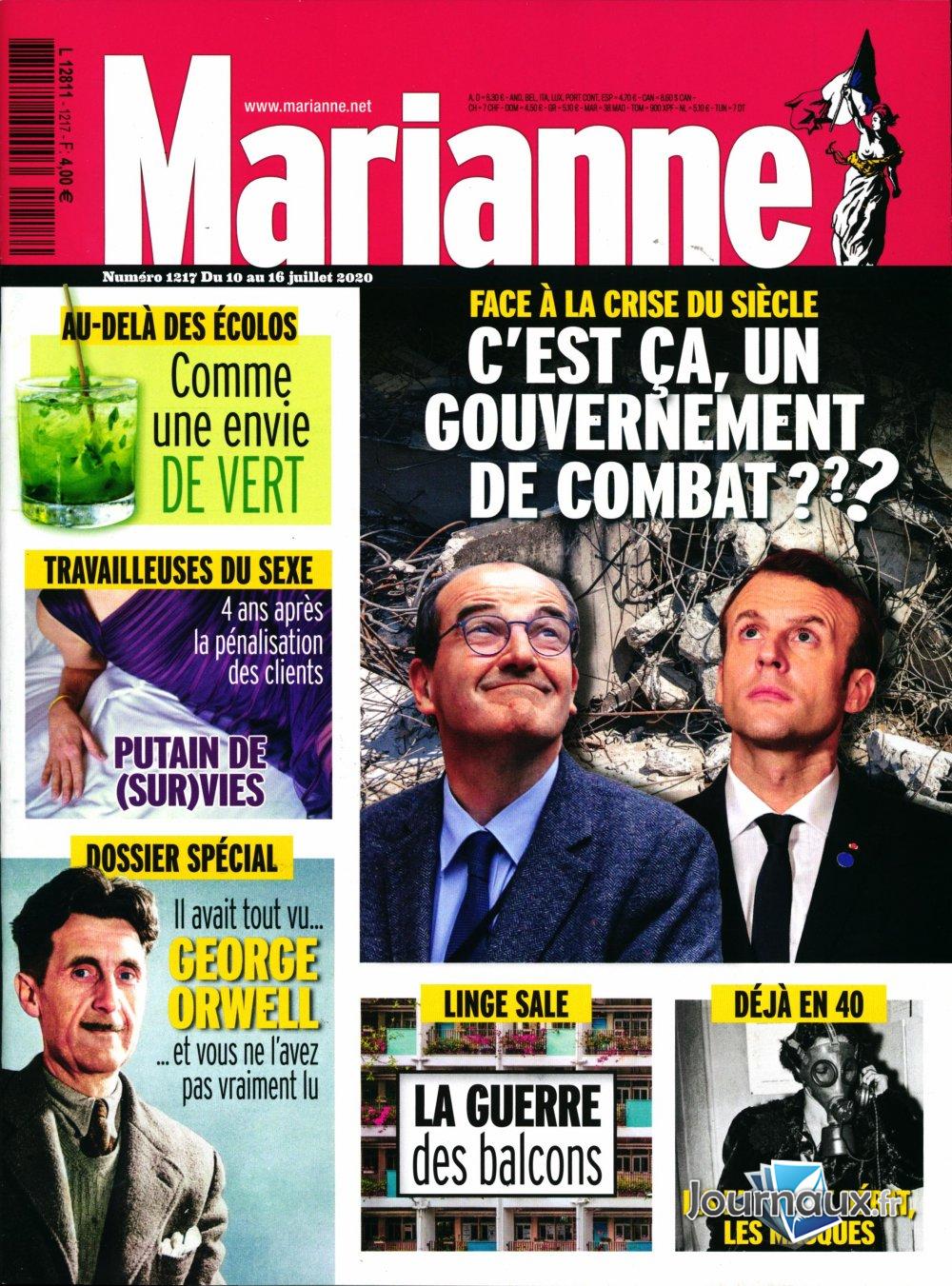 Marianne n° 1217 – Abonnement Marianne | Abonnement magazine par ...