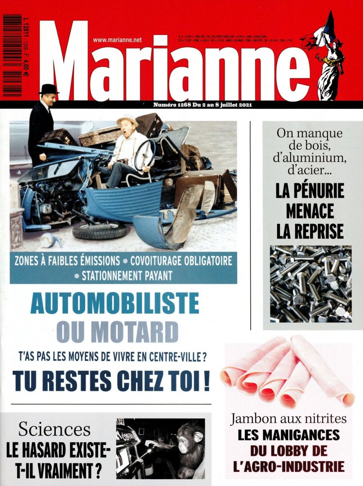 Abonnement Marianne - Presse de France