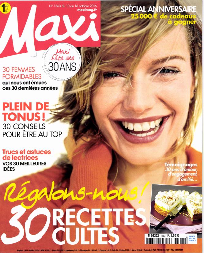 Maxi n° 1563 – Abonnement Maxi | Abonnement magazine par Toutabo.com