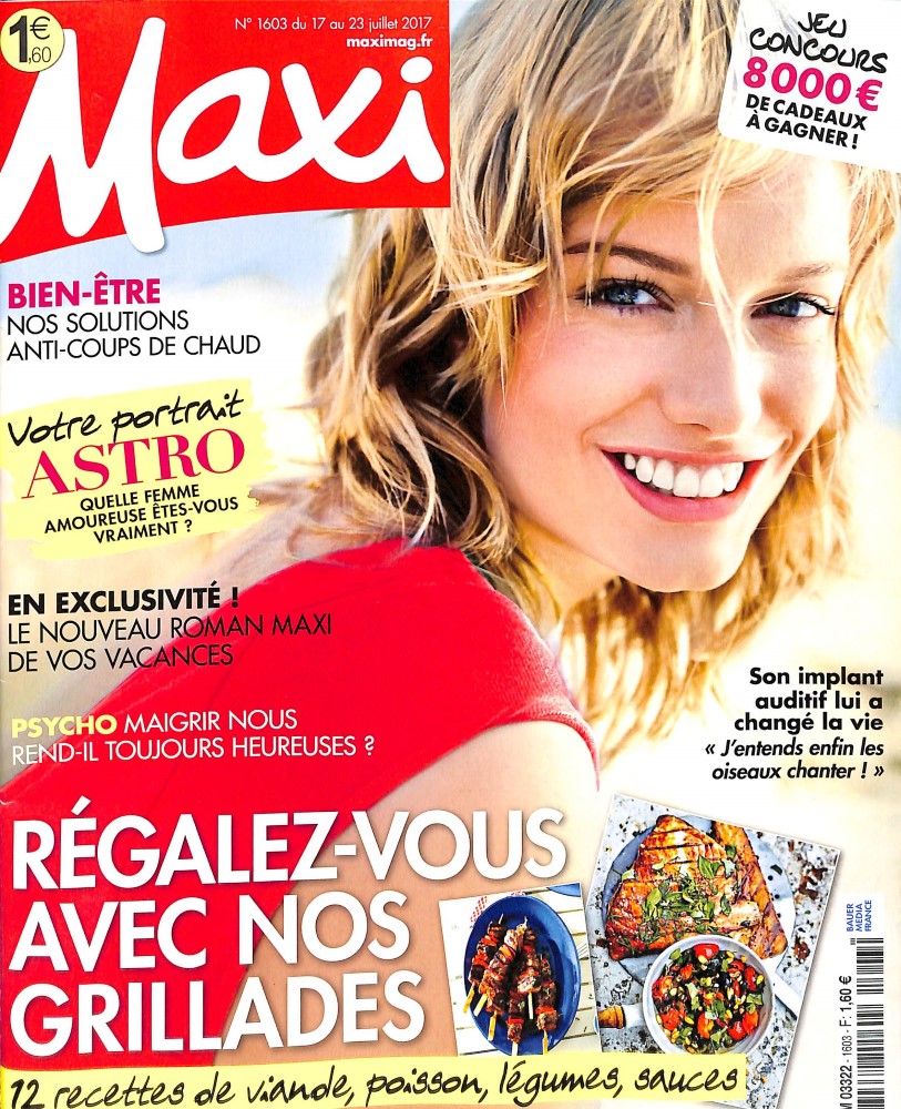 Maxi n° 1603 – Abonnement Maxi | Abonnement magazine par Toutabo.com