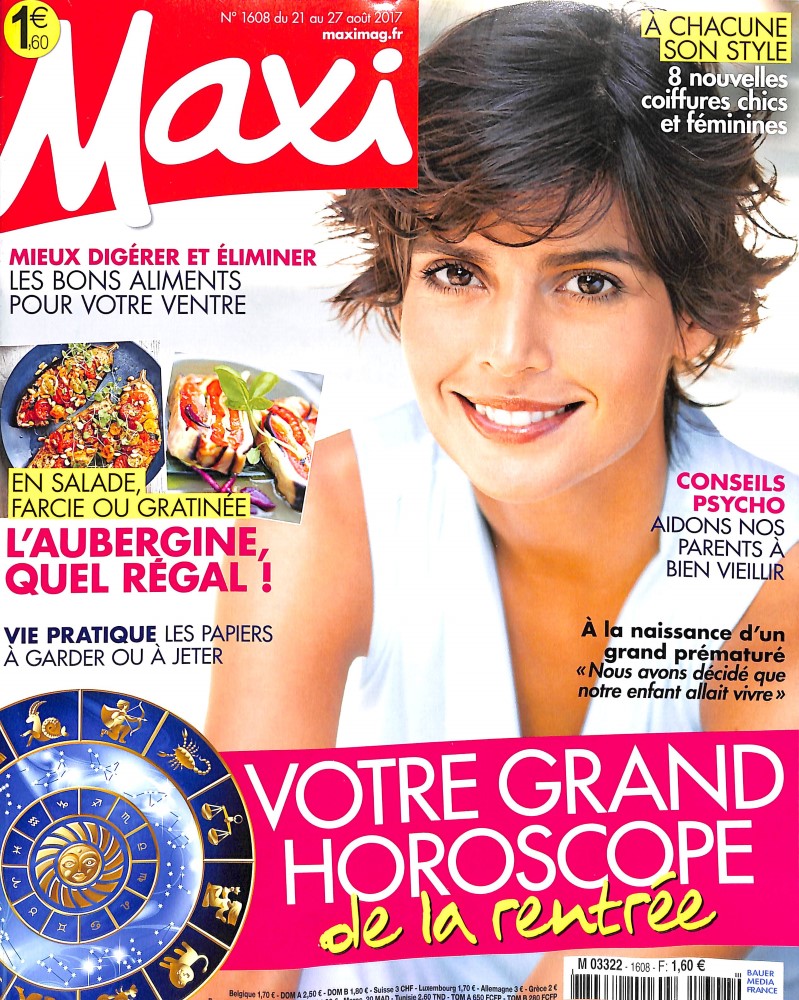 Maxi n° 1608 – Abonnement Maxi | Abonnement magazine par Toutabo.com