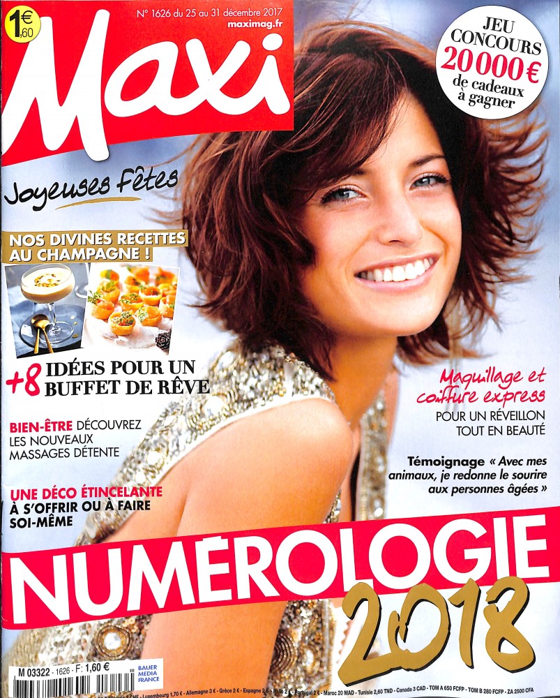 Maxi n° 1626 – Abonnement Maxi | Abonnement magazine par Toutabo.com