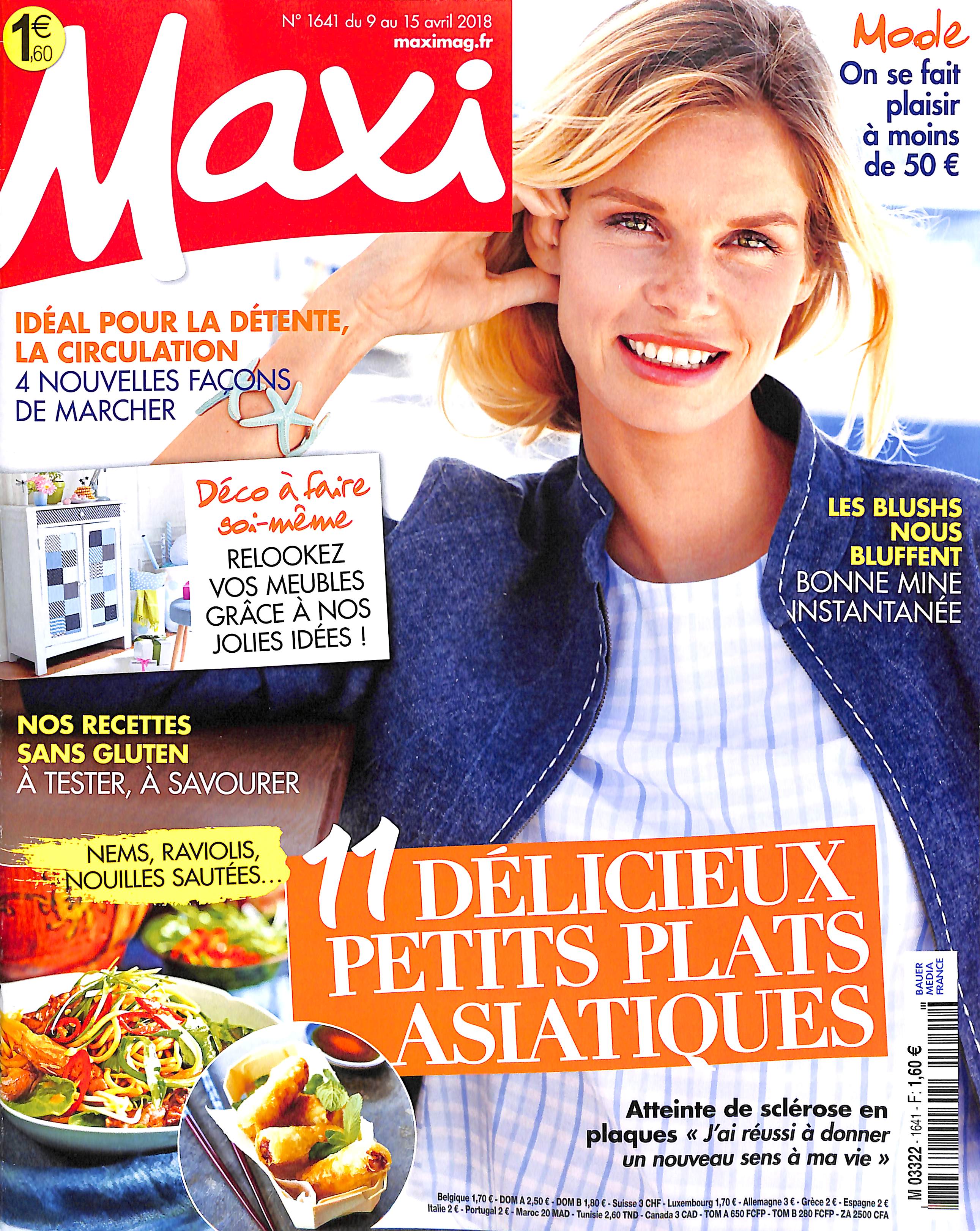 Maxi n° 1641 – Abonnement Maxi | Abonnement magazine par Toutabo.com