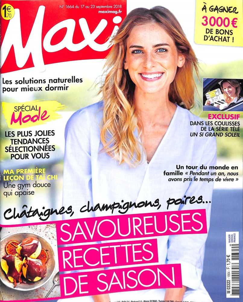 Maxi n° 1664 – Abonnement Maxi | Abonnement magazine par Toutabo.com