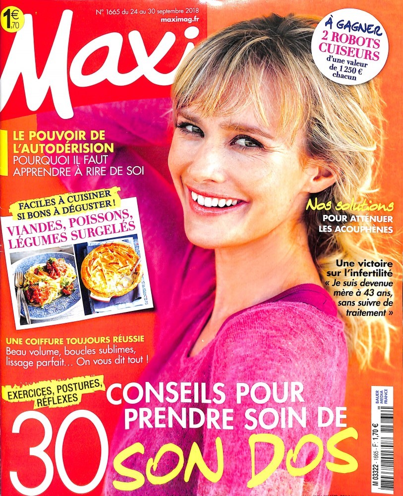 Maxi n° 1665 – Abonnement Maxi | Abonnement magazine par Toutabo.com