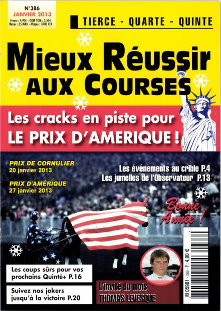 Mieux réussir aux courses n° 386 – Abonnement Mieux réussir aux courses ...