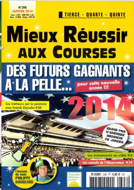 Mieux réussir aux courses n° 398 – Abonnement Mieux réussir aux courses ...