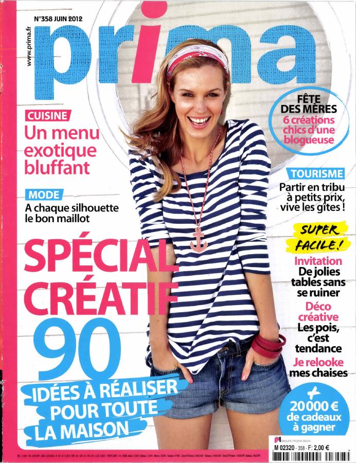 Prima n° 358 – Abonnement Prima | Abonnement magazine par Toutabo.com