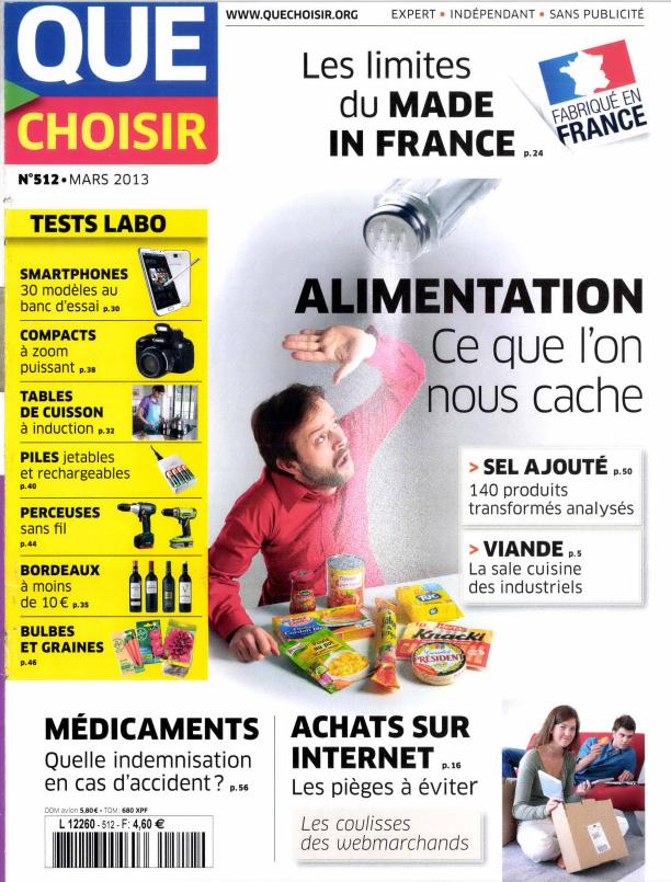 Que choisir n° 512 – Abonnement Que choisir | Abonnement magazine par ...