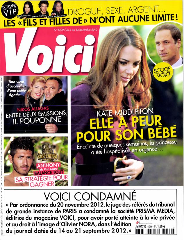 Voici n° 1309 – Abonnement Voici | Abonnement magazine par Toutabo.com