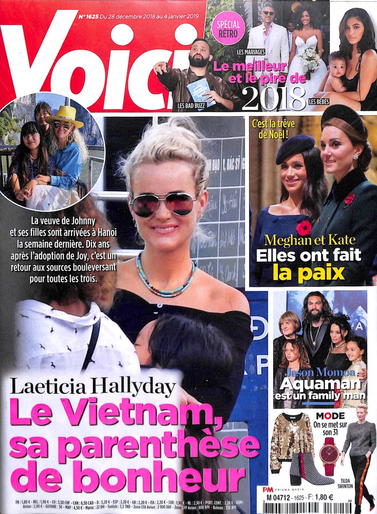 Voici n° 1625 – Abonnement Voici | Abonnement magazine par Toutabo.com