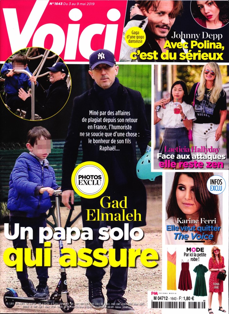 Voici n° 1643 – Abonnement Voici | Abonnement magazine par Toutabo.com