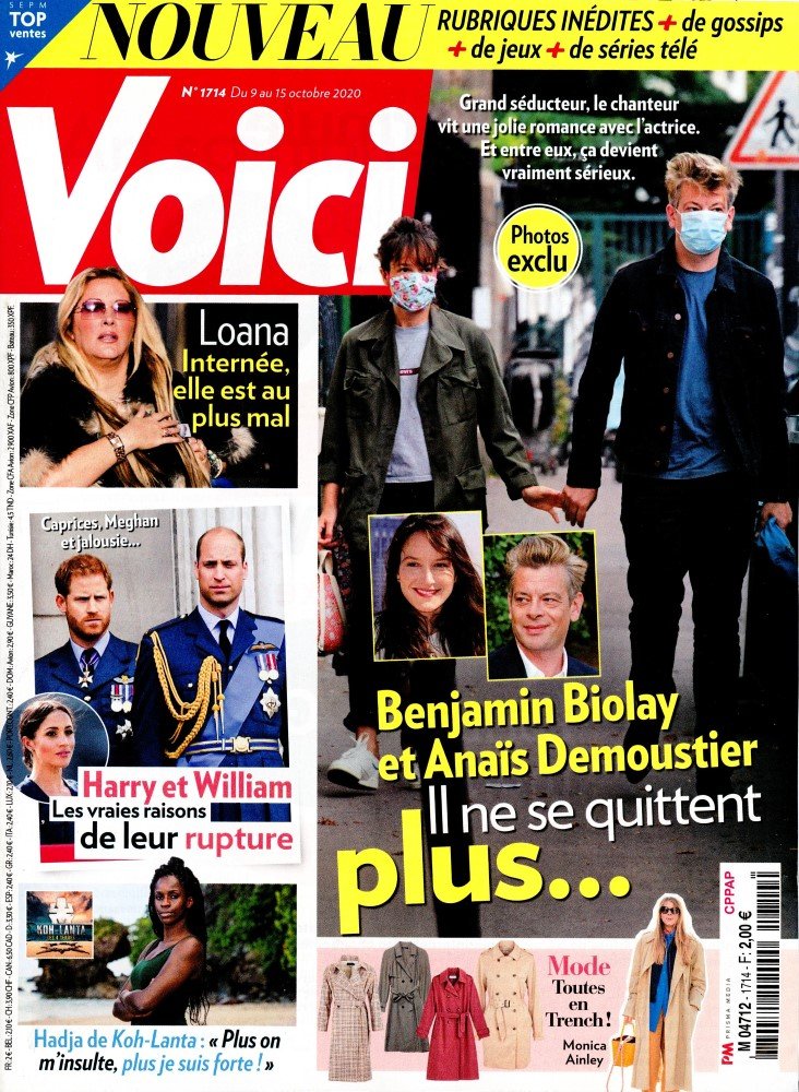 Voici n° 1714 – Abonnement Voici | Abonnement magazine par Toutabo.com