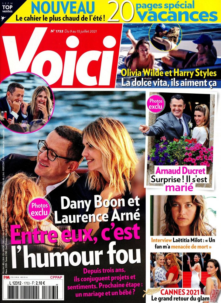 Voici n° 1753 – Abonnement Voici | Abonnement magazine par Toutabo.com